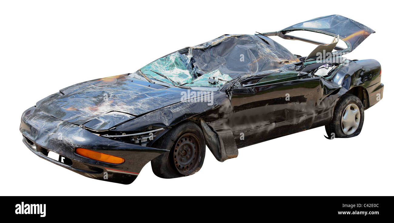 Auto absturz Ausgeschnittene Stockfotos und -bilder - Alamy