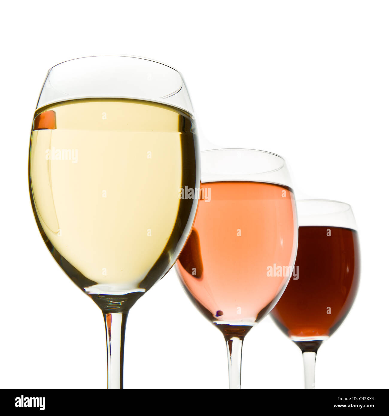 Wein glastisch Ausgeschnittene Stockfotos und -bilder - Alamy