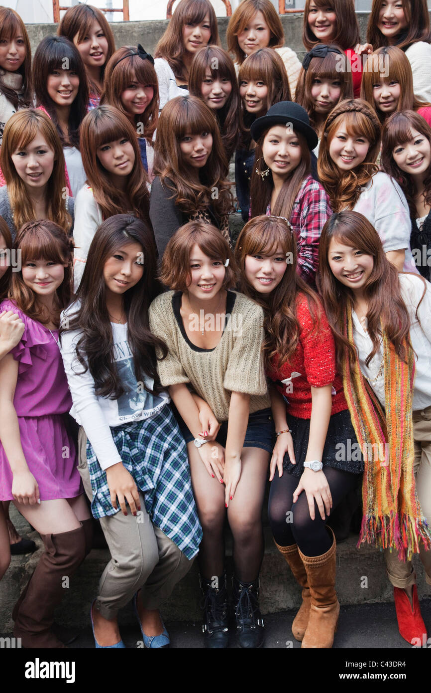 Asien, Japan, Honshu, Tokio, Harajuku, Girls, Girls, Japanerinnen ...