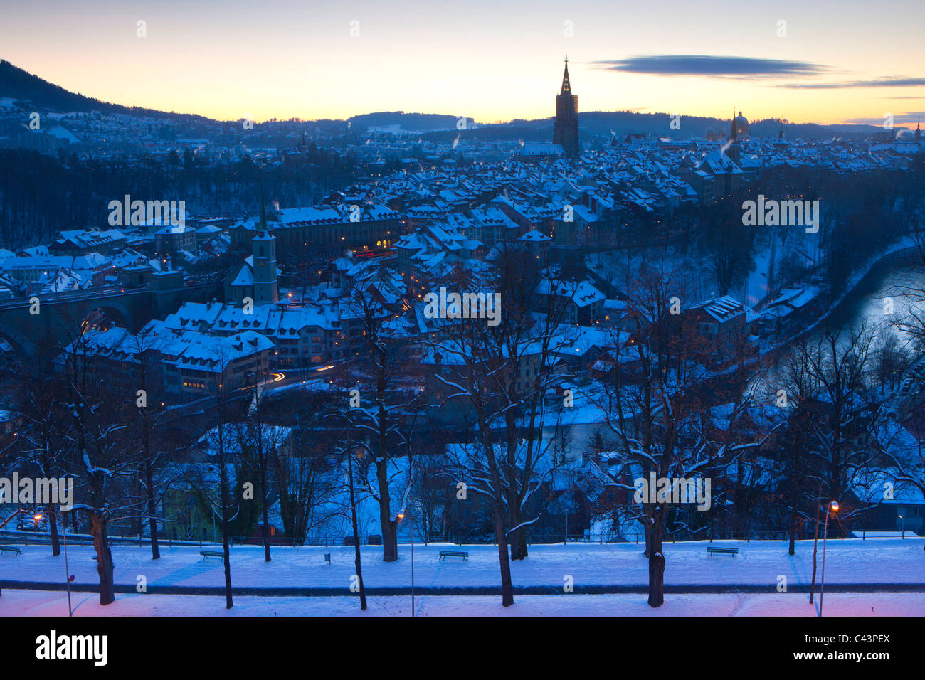 Bern city winter -Fotos und -Bildmaterial in hoher Auflösung – Alamy