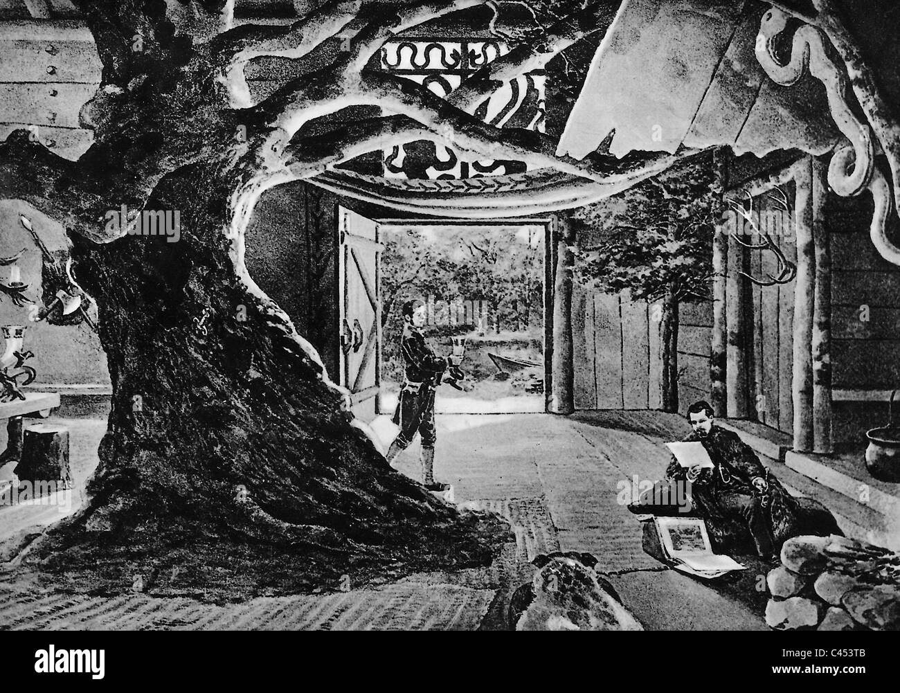 König Ludwig II von Bayern im Linderhof Palace Stockfotografie - Alamy