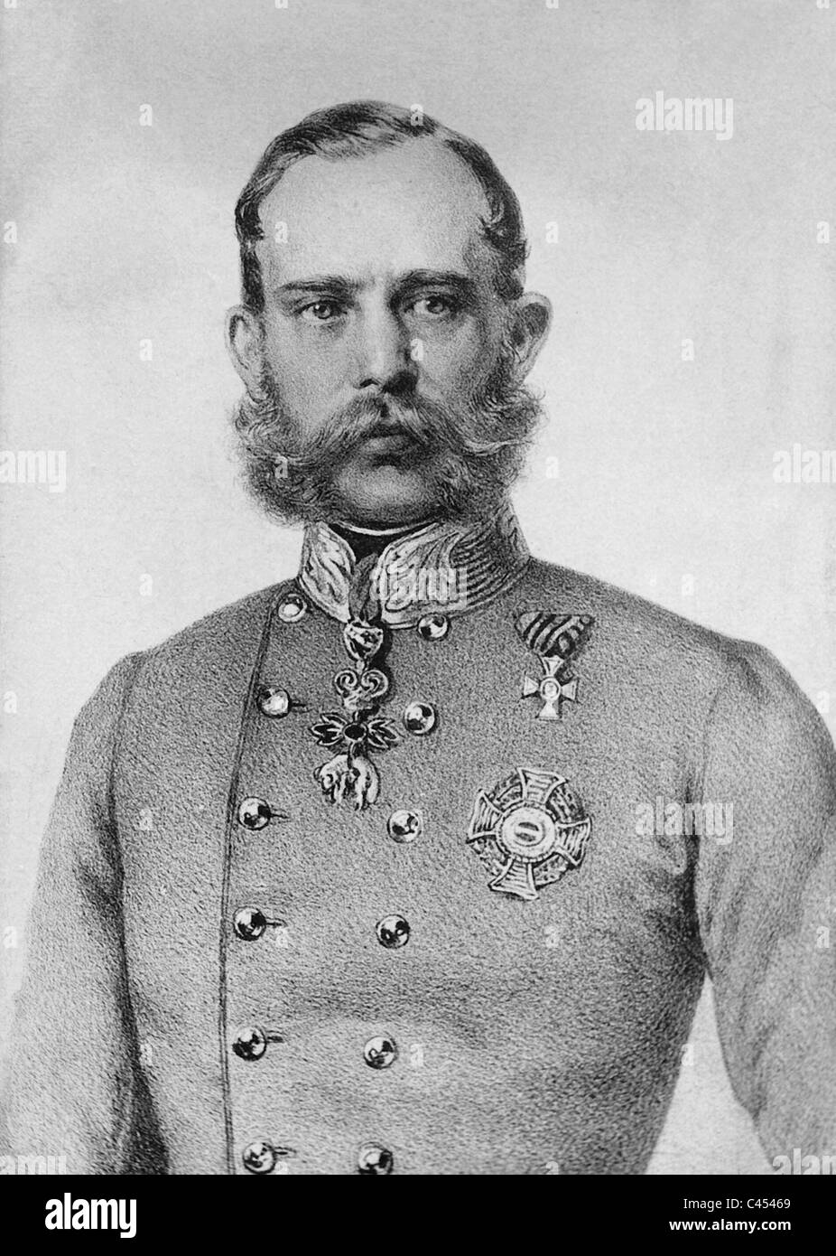Kaiser Franz Joseph i. von Österreich Stockfotografie - Alamy