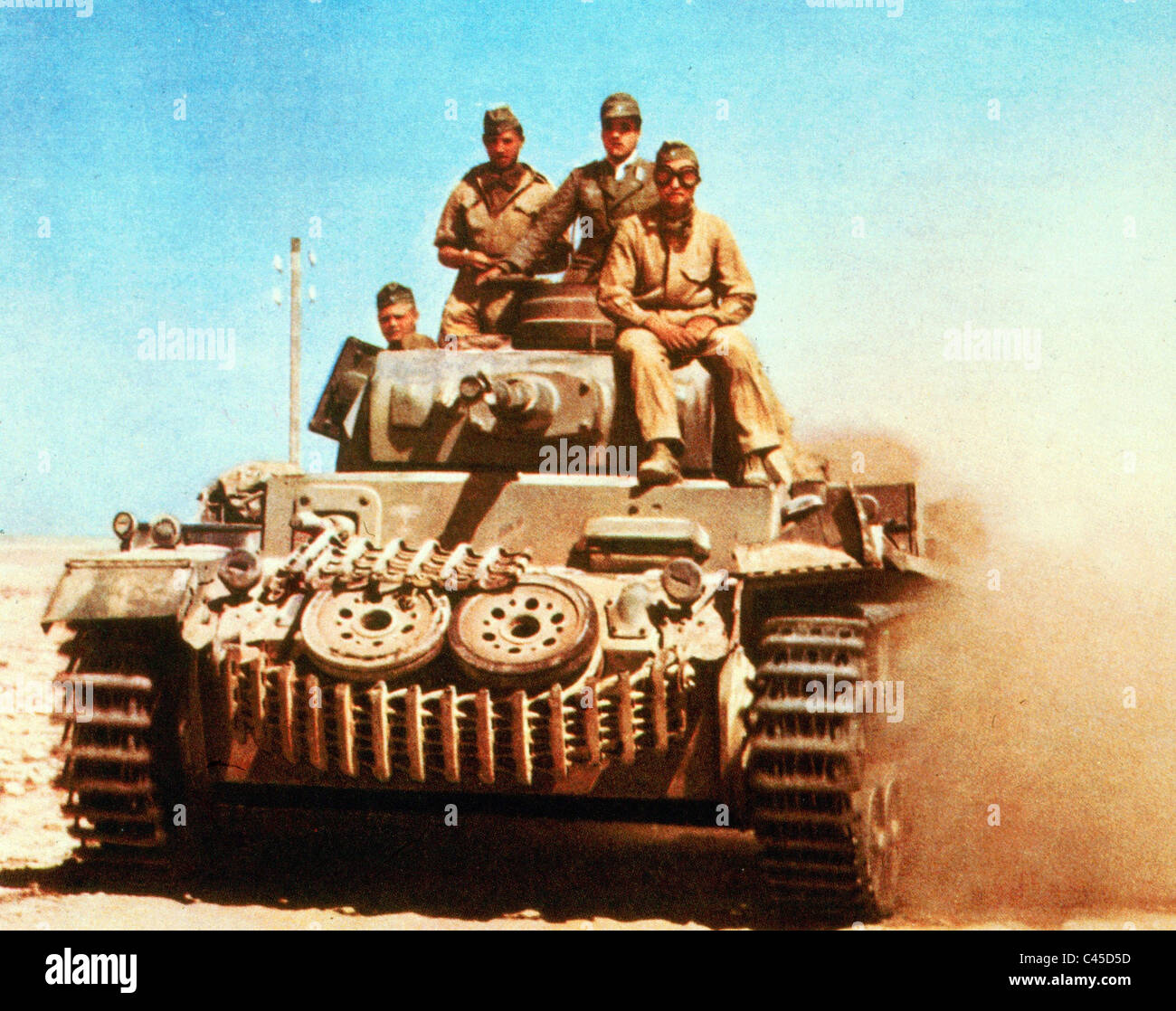 Deutscher Panzer in Afrika, 1942 Stockfotografie - Alamy