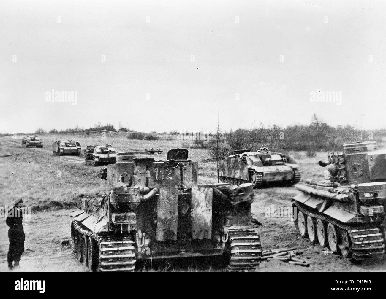 Zwei Panzer VI Tiger Stockfotografie - Alamy