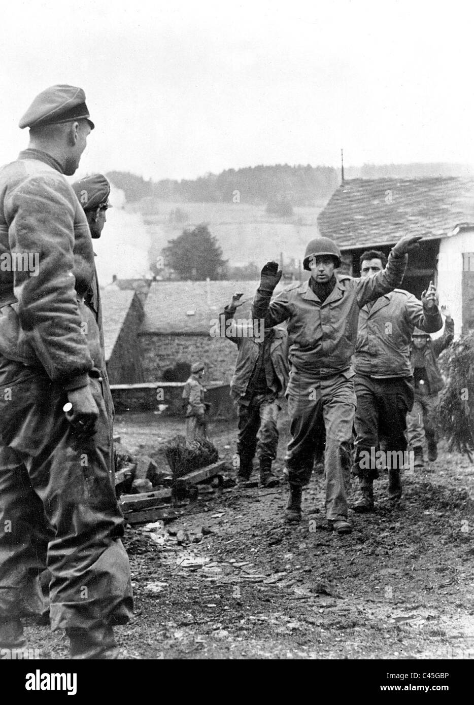Amerikansk Soldat Ww2 Hilser