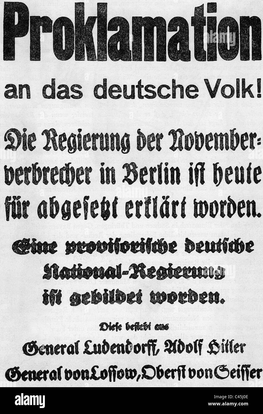 Hitler Poster Stockfotos & Hitler Poster Bilder - Alamy