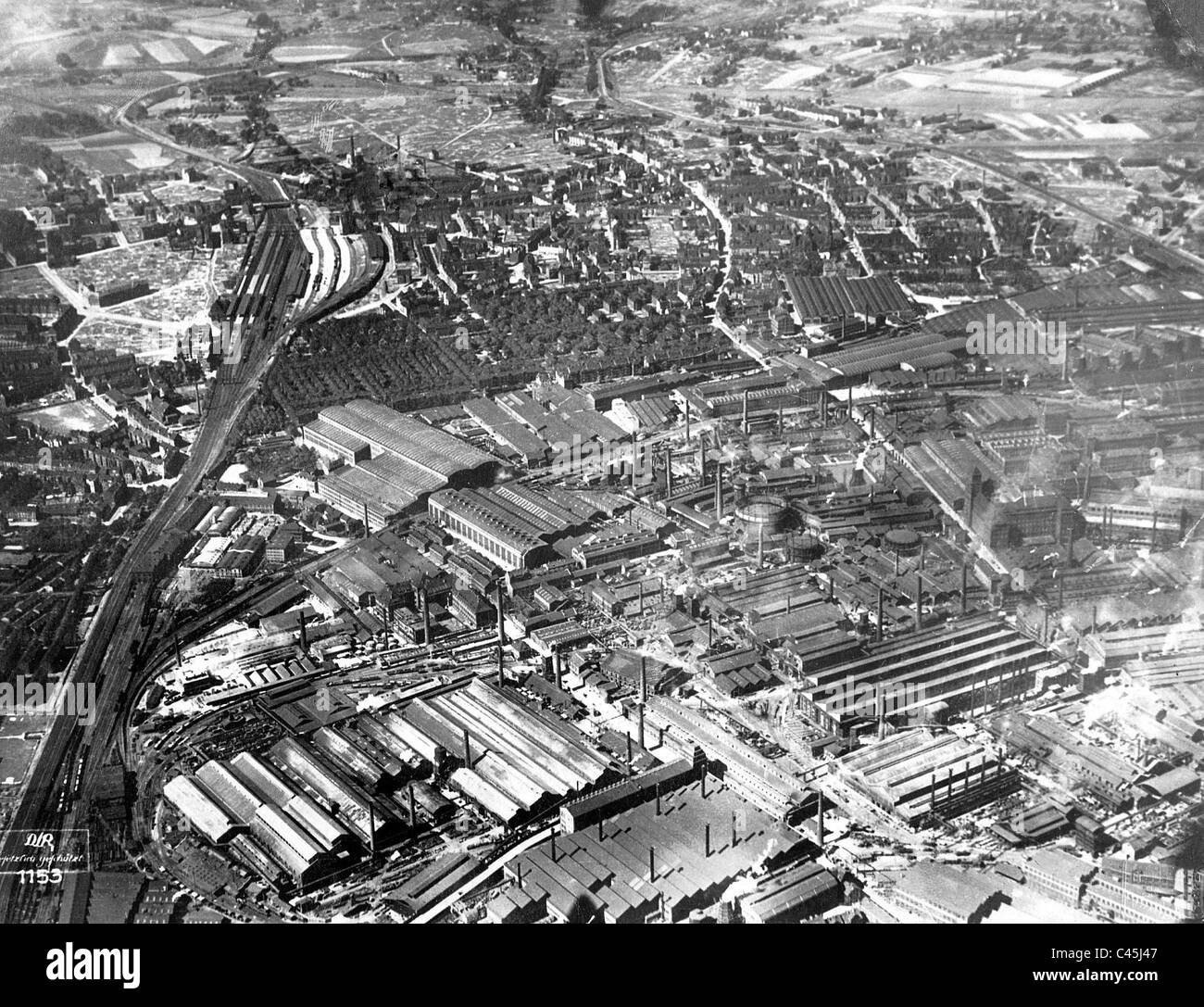Krupp-Werke in Essen, 1926 Stockfotografie - Alamy
