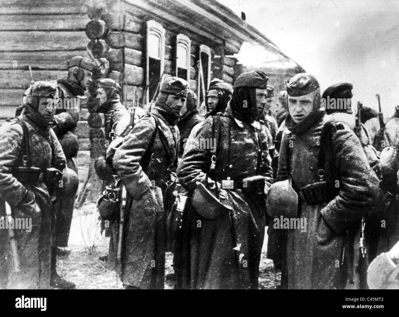 Deutsche Soldaten an der Ostfront, 1941 Stockfotografie - Alamy