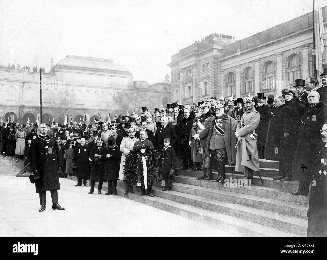 Prinz Alfons von Bayern, König Ludwig III., Prinz Rupprecht und ...