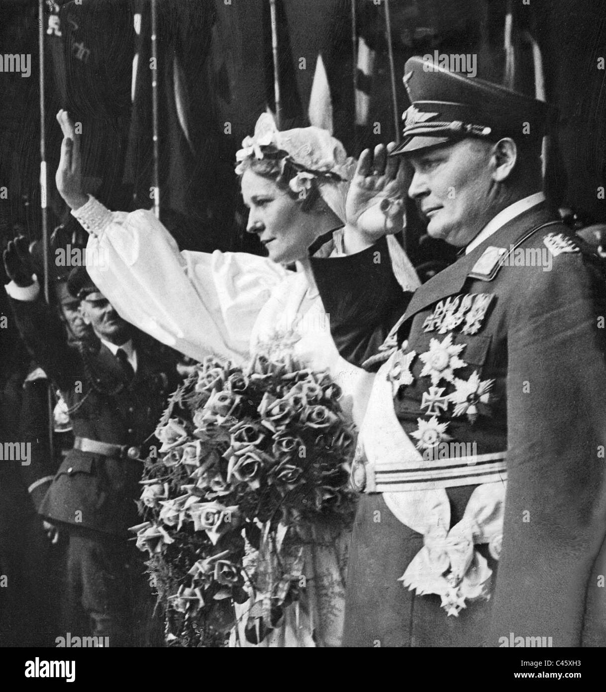 Hermann goering wife emmy goering Schwarzweiß-Stockfotos und -bilder ...