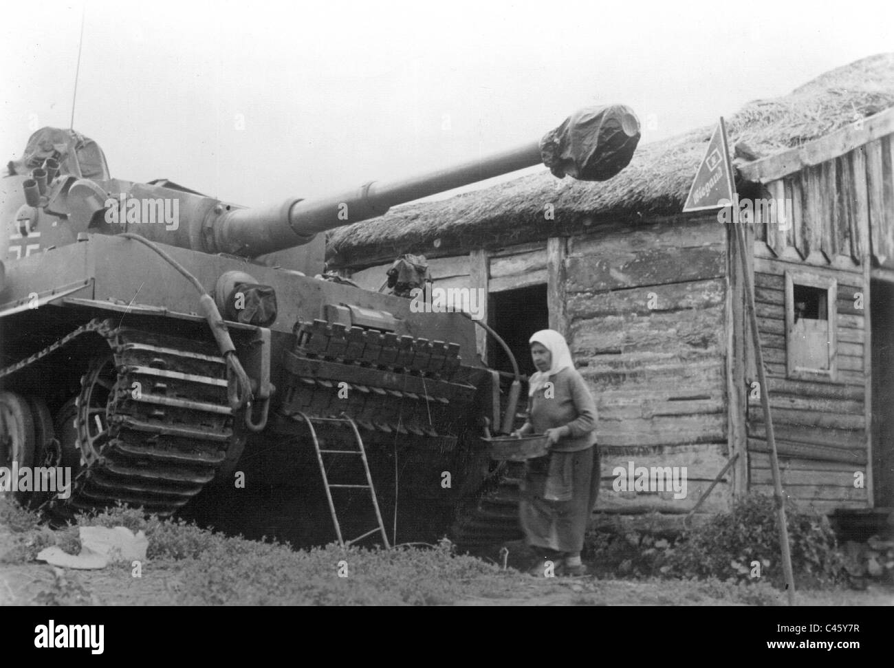 Deutschen Tiger-Panzer während der Operation "Zitadelle", 1943 ...
