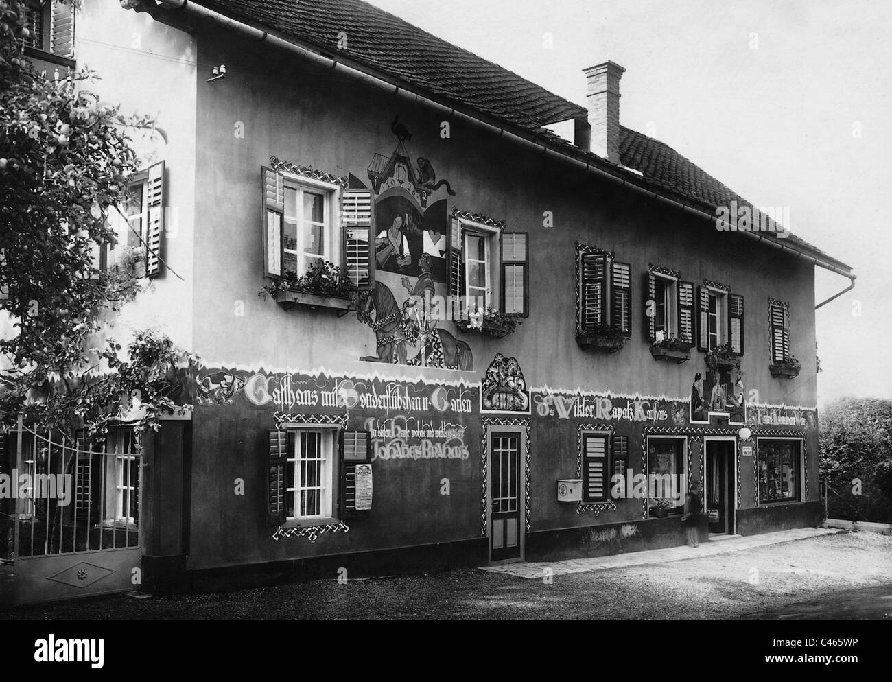 Das Haus von Johannes Brahms in Pörtschach Stockfotografie - Alamy