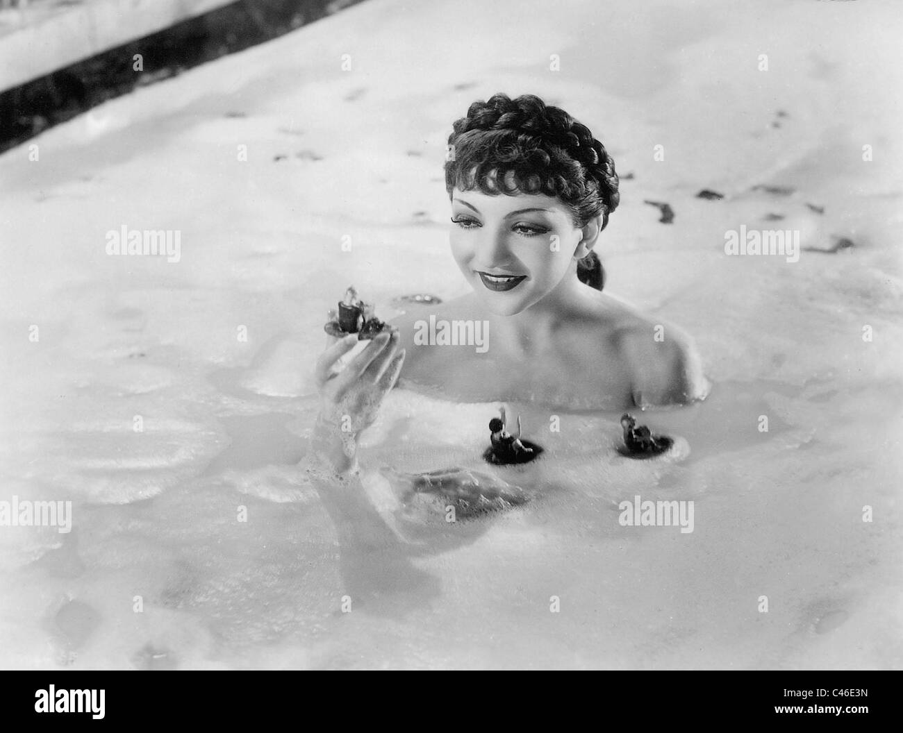 Claudette Colbert in "Das Zeichen des Kreuzes", 1932 Stockfotografie ...