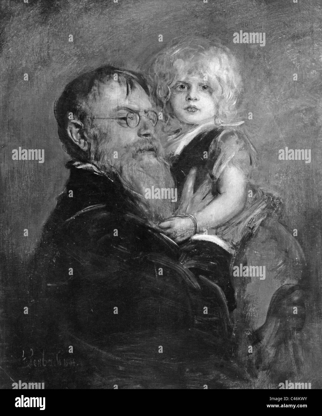 Für den maler franz von lenbach -Fotos und -Bildmaterial in hoher ...