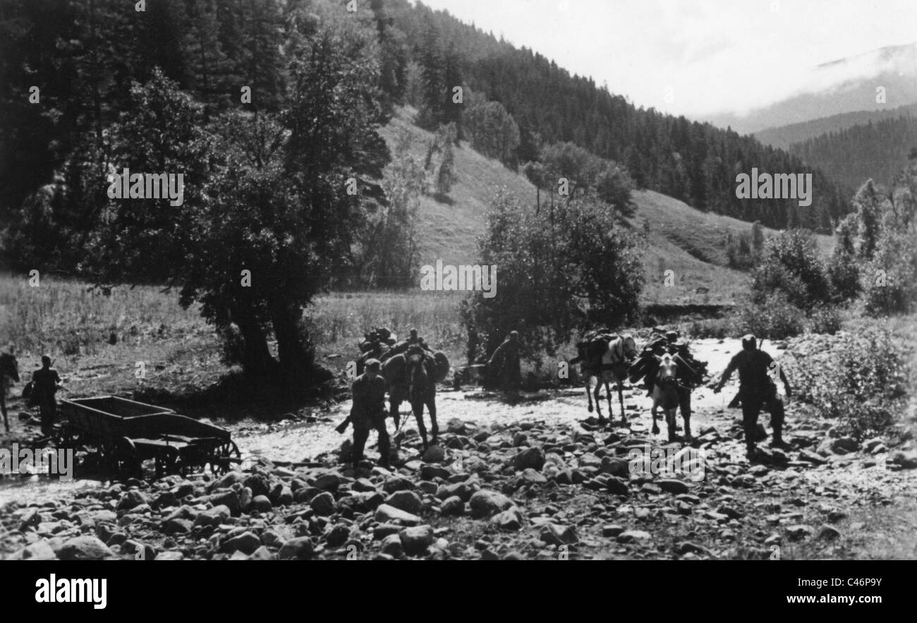Zweiter Weltkrieg: Vormarsch der Wehrmacht zu den Bergen des Kaukasus ...