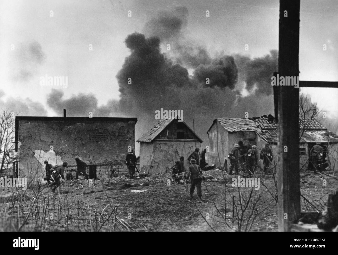 Zweiter Weltkrieg: Deutsche Brückenkopf am Kuban Fluß, Taman-Halbinsel ...