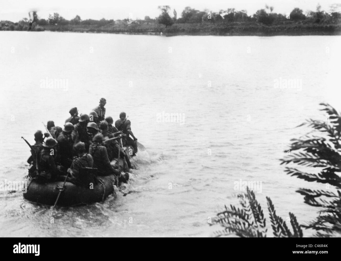 Zweiter Weltkrieg: Deutsche Brückenkopf am Kuban Fluß, Taman-Halbinsel ...