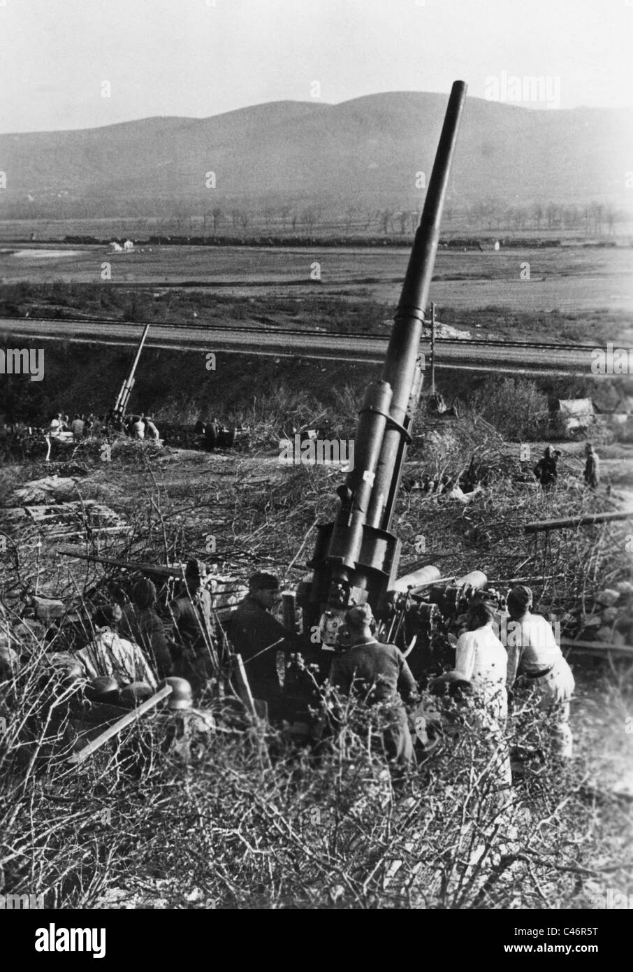 Zweiter Weltkrieg: Deutsche Brückenkopf am Kuban Fluß, Taman-Halbinsel ...