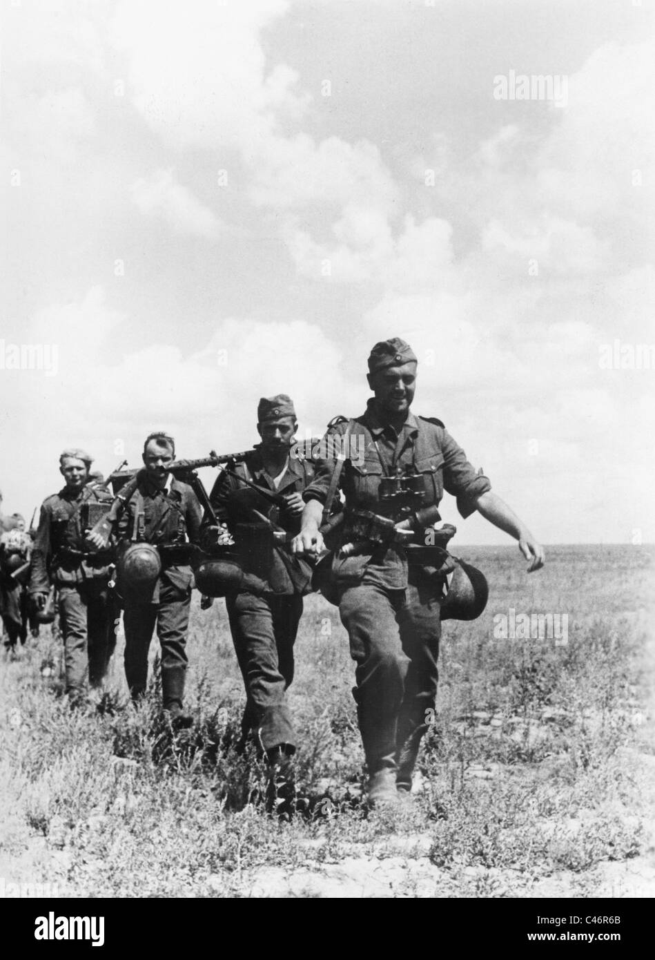 Zweiter Weltkrieg: Deutsche Brückenkopf am Kuban Fluß, Taman-Halbinsel ...