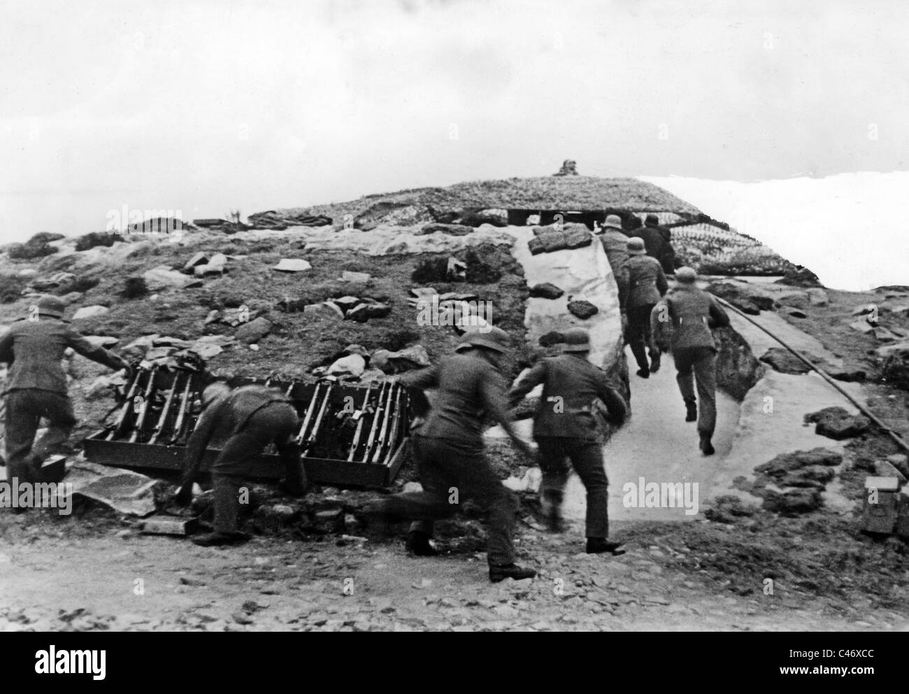 Zweiter Weltkrieg: Norwegische Kampagne. Deutsche Truppen in Norwegen ...