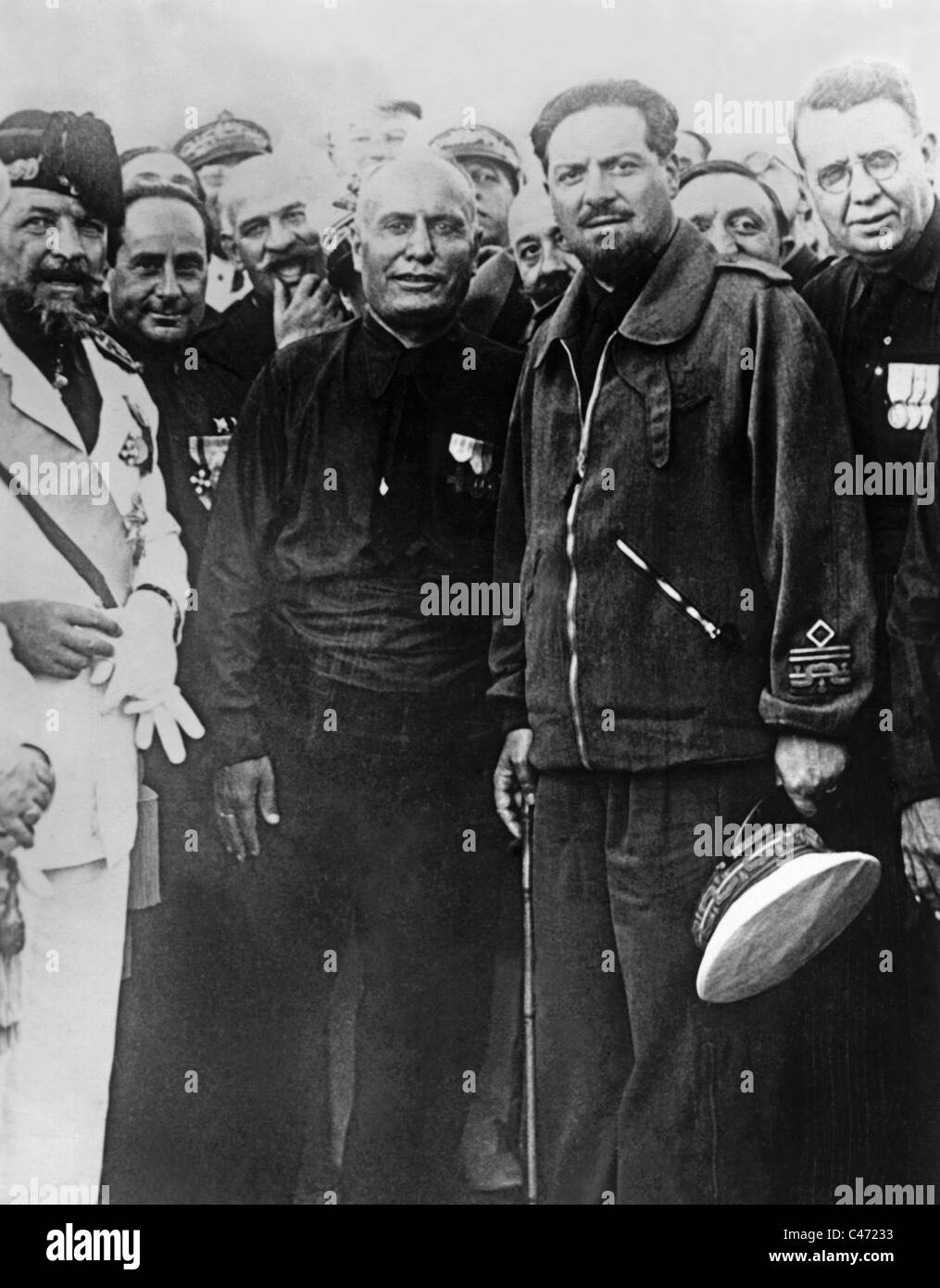 1919 benito mussolini Schwarzweiß-Stockfotos und -bilder - Alamy