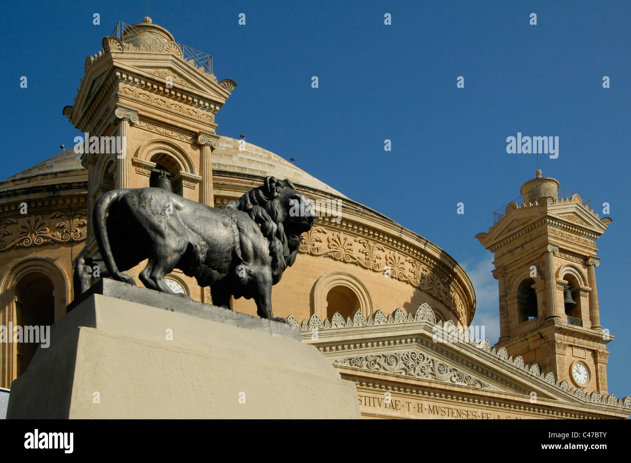 Mosta Cathedral Malta Island Stockfotos und -bilder Kaufen - Alamy