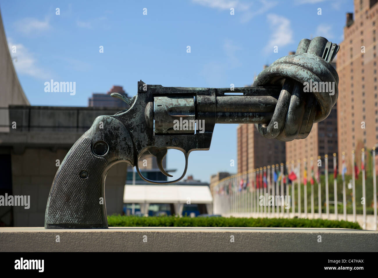United Nations New York Gun Stockfotos und -bilder Kaufen - Alamy