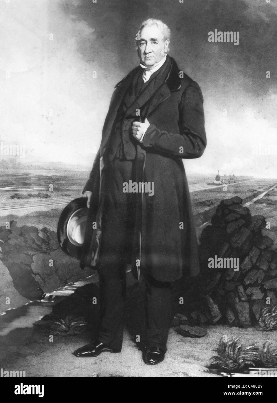 Goerge stephenson Schwarzweiß-Stockfotos und -bilder - Alamy