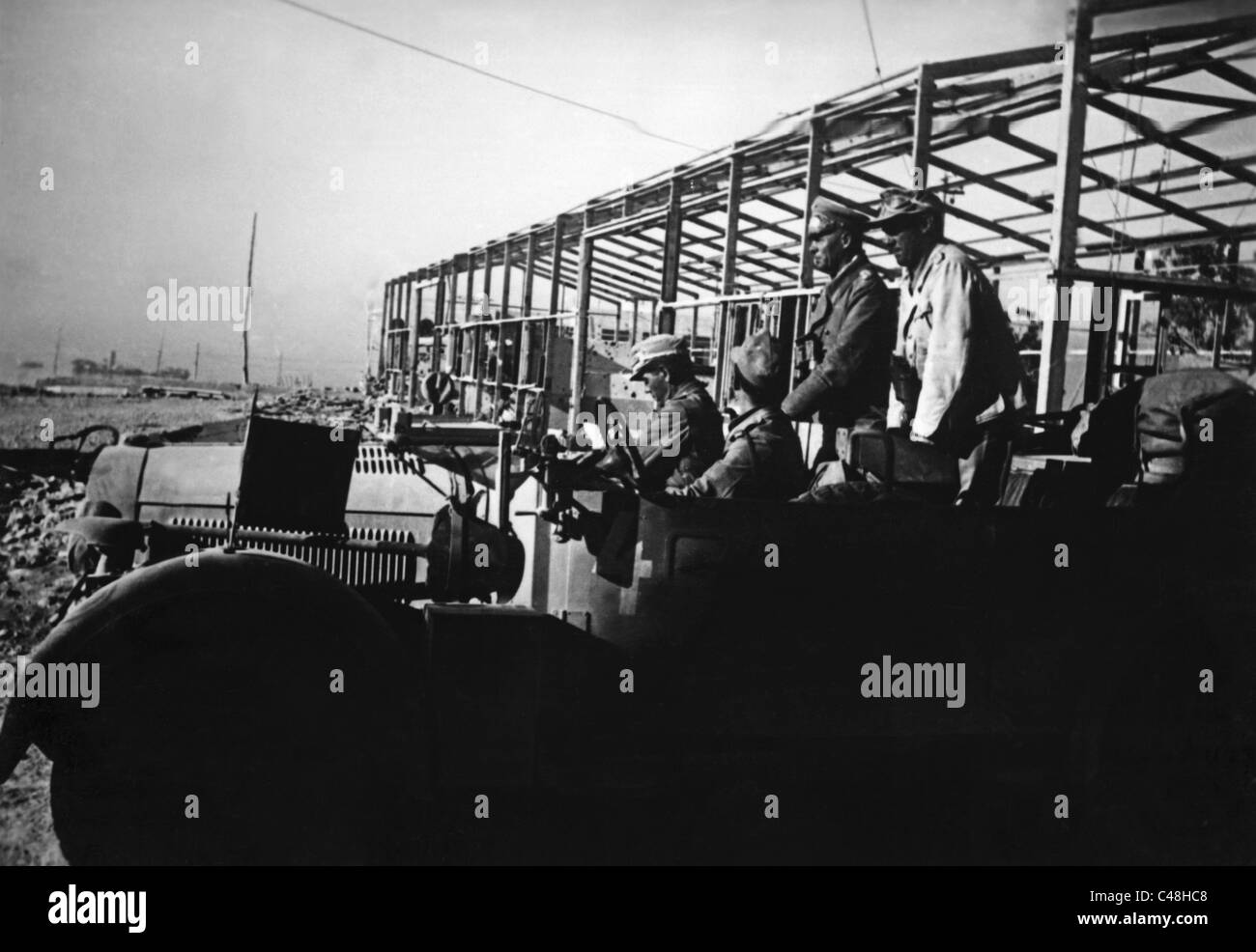 Feldmarschall erwin rommel Schwarzweiß-Stockfotos und -bilder - Alamy