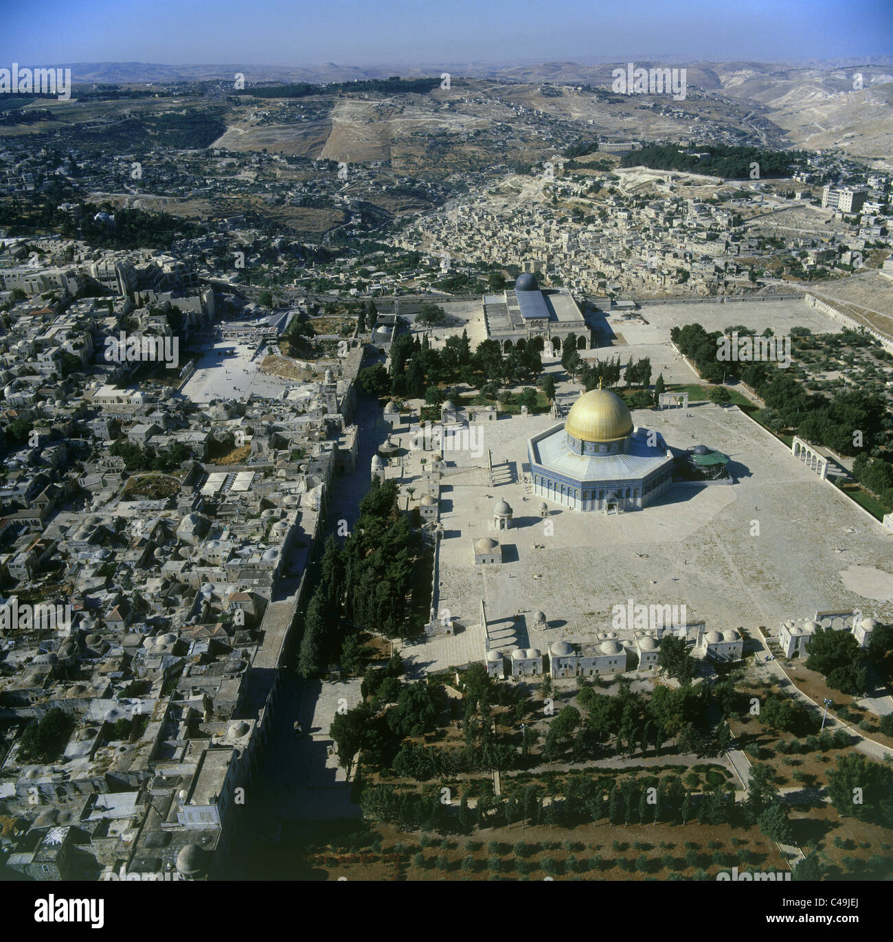 Jerusalem Aerial Temple Stockfotos und -bilder Kaufen - Alamy