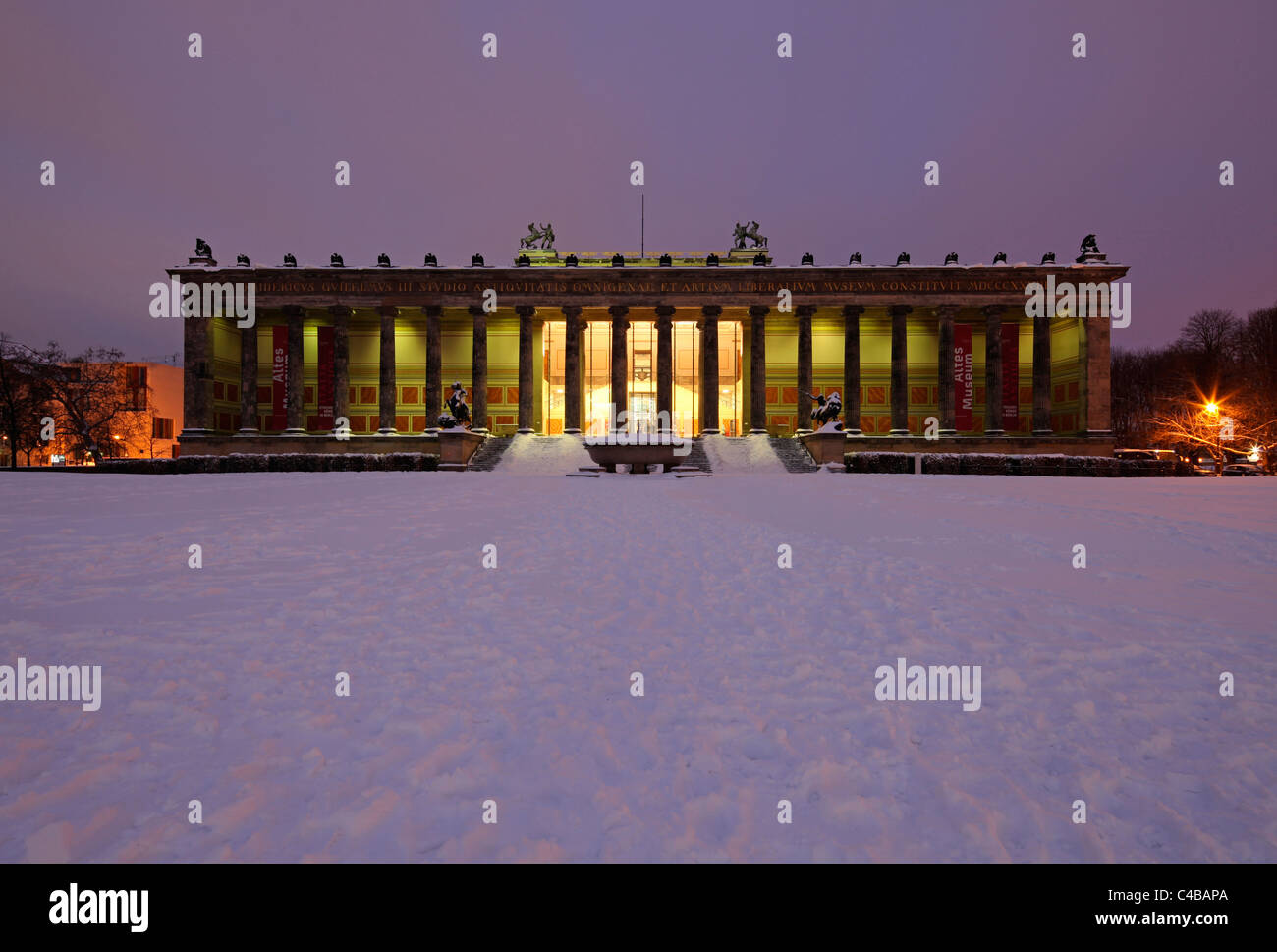 Das alte Museum (altes Museum) in Berlin. Deutschland Stockfotografie ...