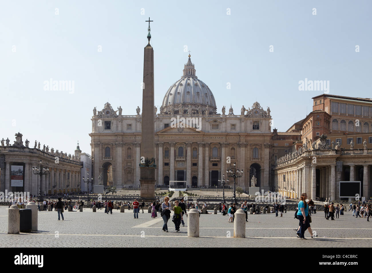Petersdom und Piazza St. Peter, Rom, Italien Stockfotografie - Alamy