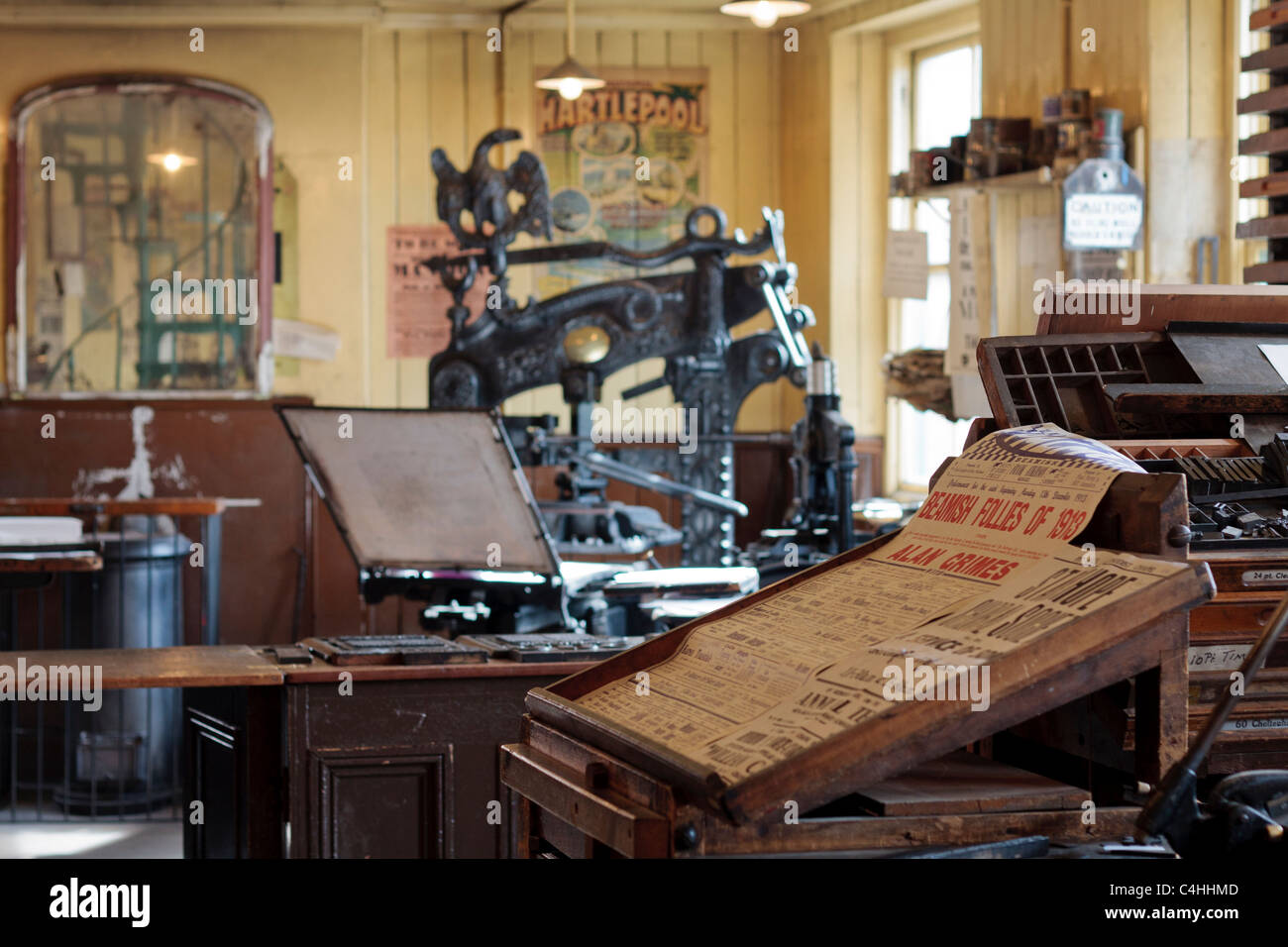 Alte druckmaschine -Fotos und -Bildmaterial in hoher Auflösung – Alamy