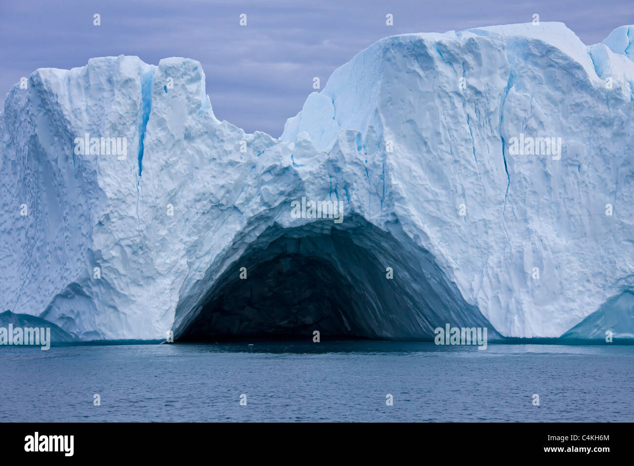 Eisberge, aufgenommen auf der Weltkulturerbeliste der UNESCO, bei ...