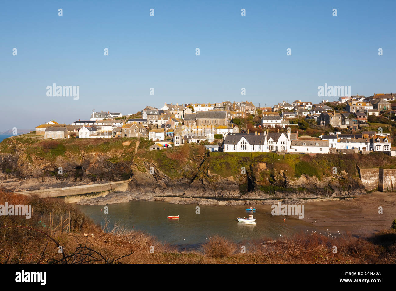 Doc Martin Drehort, Port Isaac, Portwenn, Cornwall, England ...
