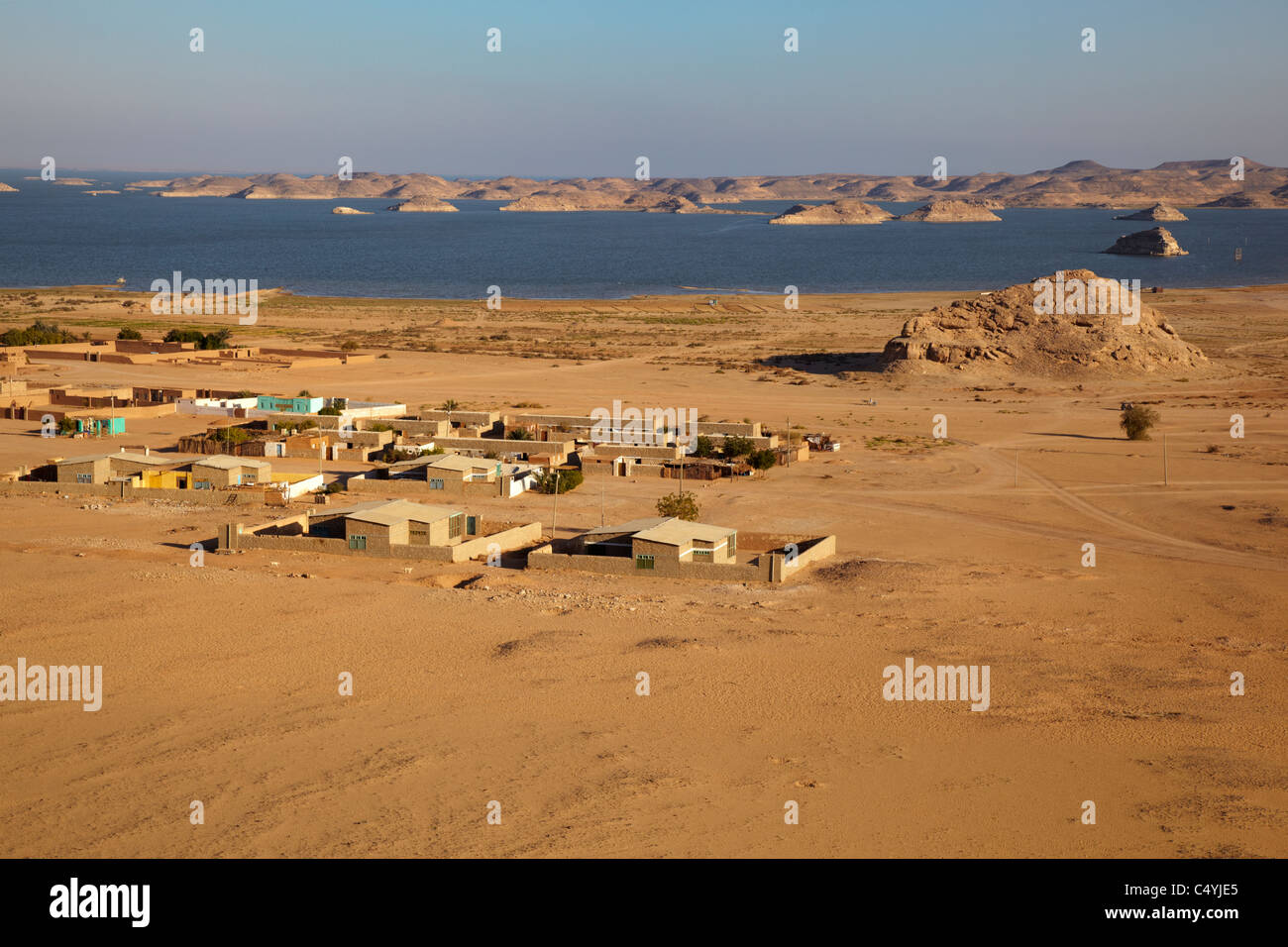 Wadi Halfa Sudan Straße Durch Sahara Wüste In Sudan Südlich Von