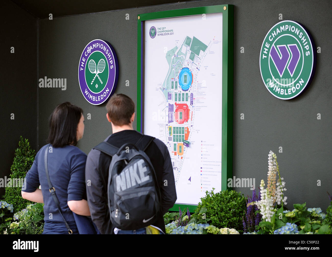 TENNIS COURT LAYOUT KARTE WIMBLEDON CHAMPIONSHIPS 20 WIMBLEDON ...