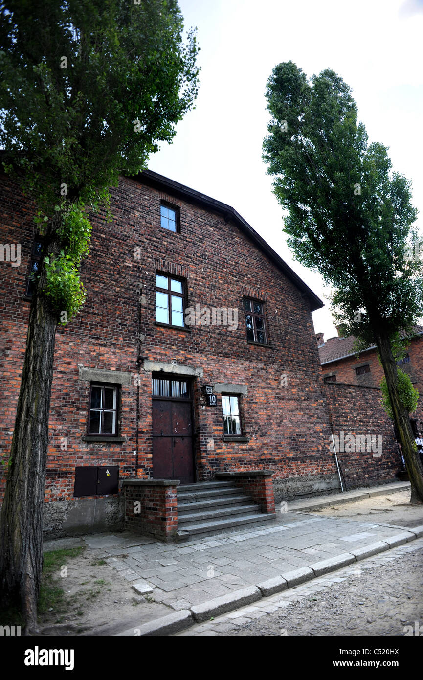 Ehemaligen KZ Auschwitz 1 und heute ein staatliches Museum - Block 10 ...