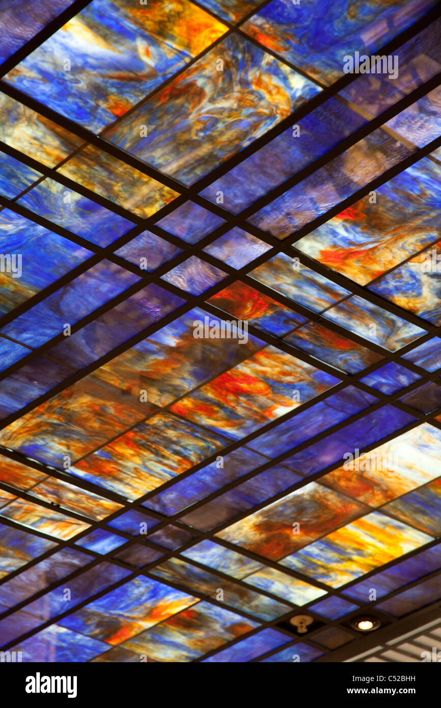 Decke Design in der Food Hall des Shops Harrods in Knightsbridge ...