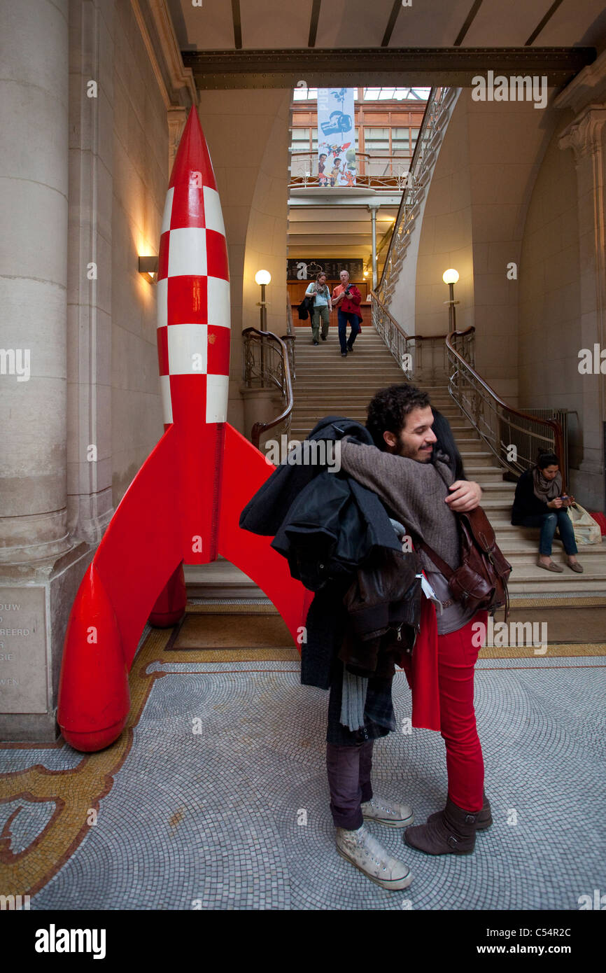 Comic-Strip-Museum in Brüssel Stockfotografie - Alamy