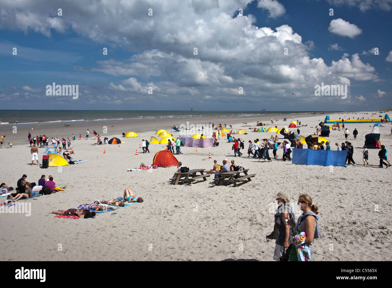 Die Niederlande, Buren, Ameland Insel, gehört zum Wadden Sea Islands ...