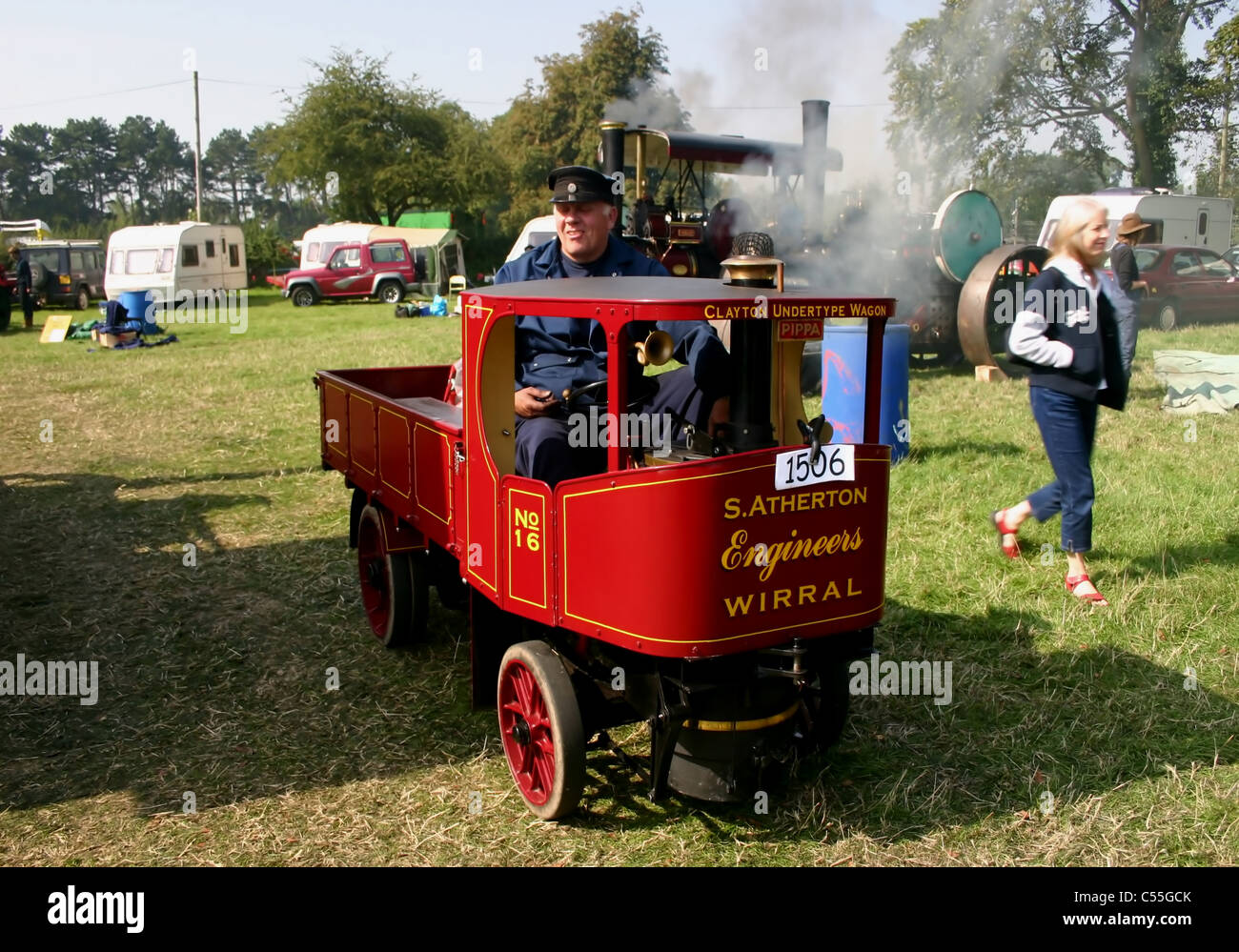 Halbe Größe Clayton Dampf wagon1920s Prototyp 4 Tonnen Wagen gebaut von ...