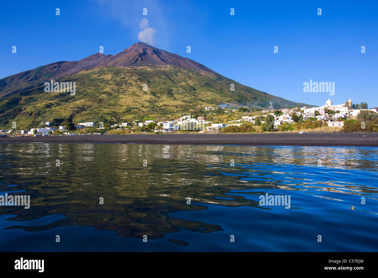 Stromboli, Italien, Europa, Liparischen Inseln, Insel, Insel, Vulkan ...