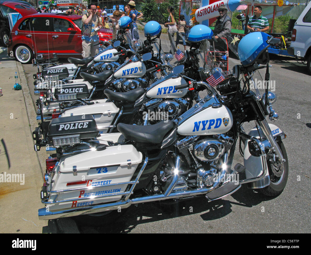Police motorbikes -Fotos und -Bildmaterial in hoher Auflösung – Alamy
