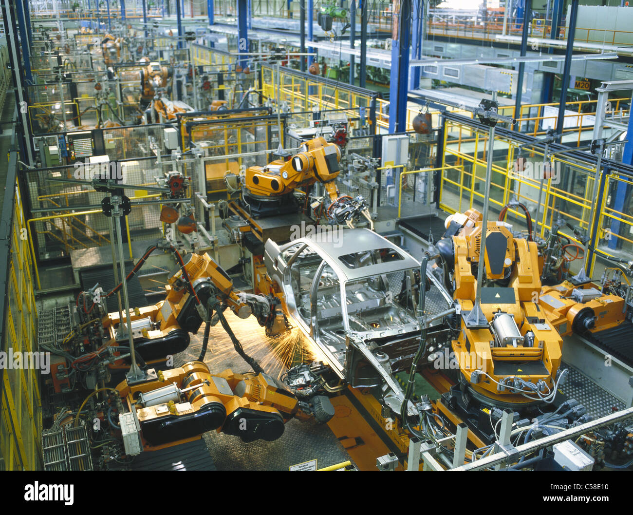 Montage, Automatisierung, Automobil, Körper, Auto, Europa, europäische ...