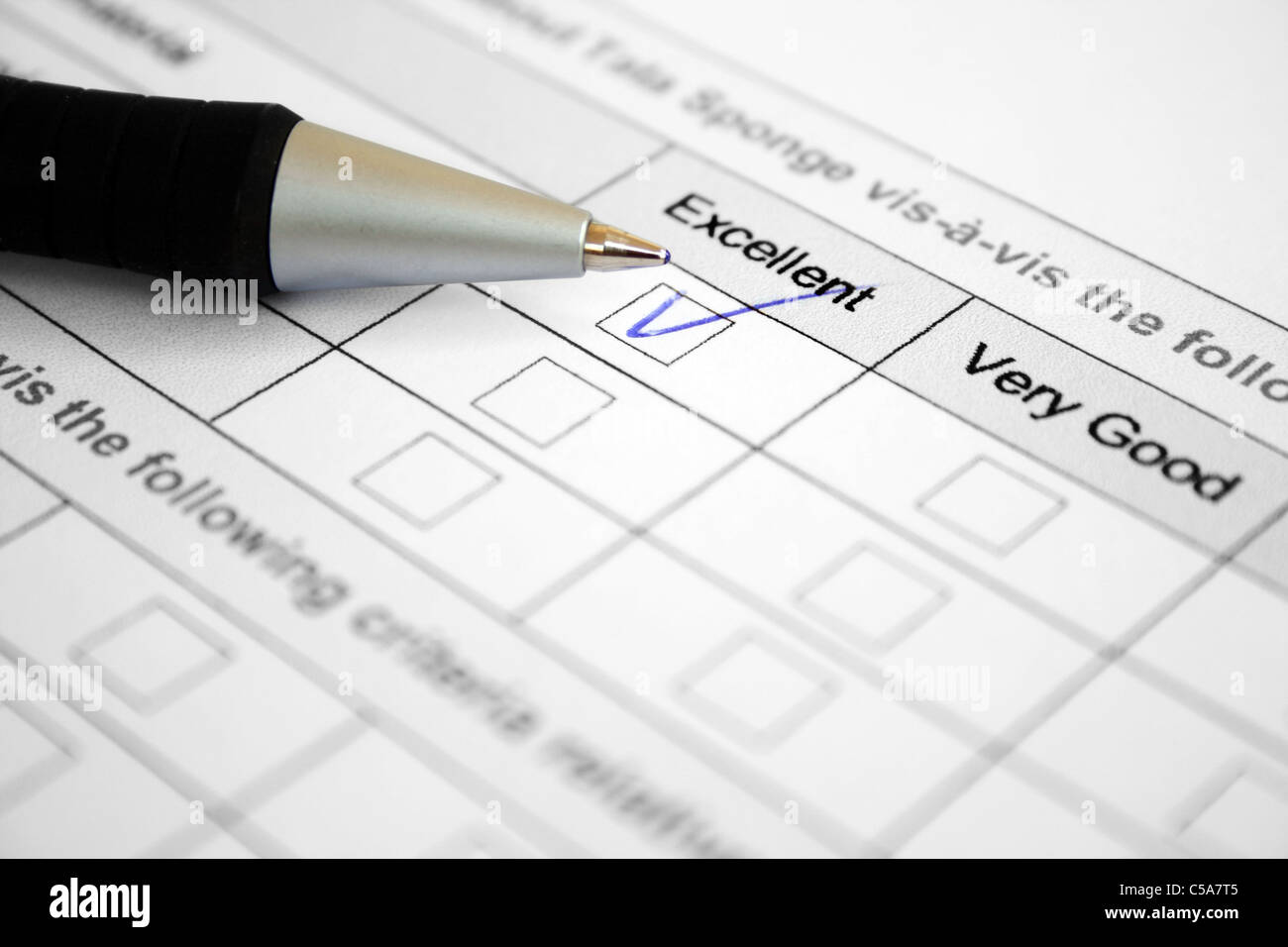 Survey form -Fotos und -Bildmaterial in hoher Auflösung – Alamy