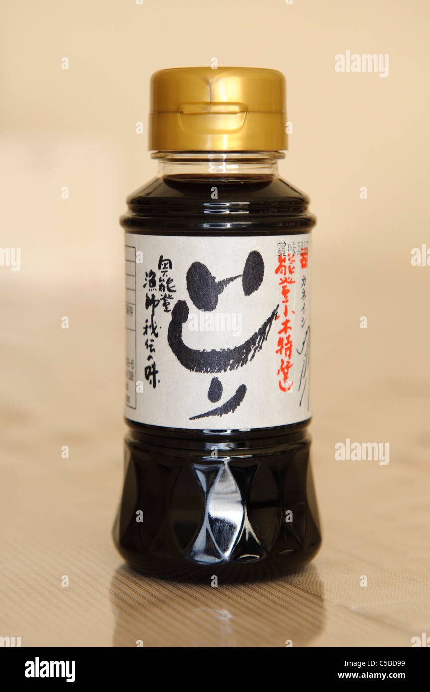 Ishiri Fisch-Sauce, Ukimafunado, Tokio, Japan, 8. Januar 2011. Ishiri ...