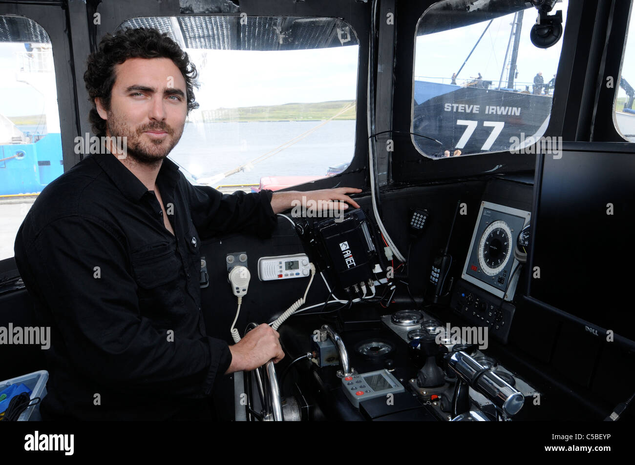 Sea Shepherd Schiffe Brigitte Bardot und Steve Irwin in Lerwick ...