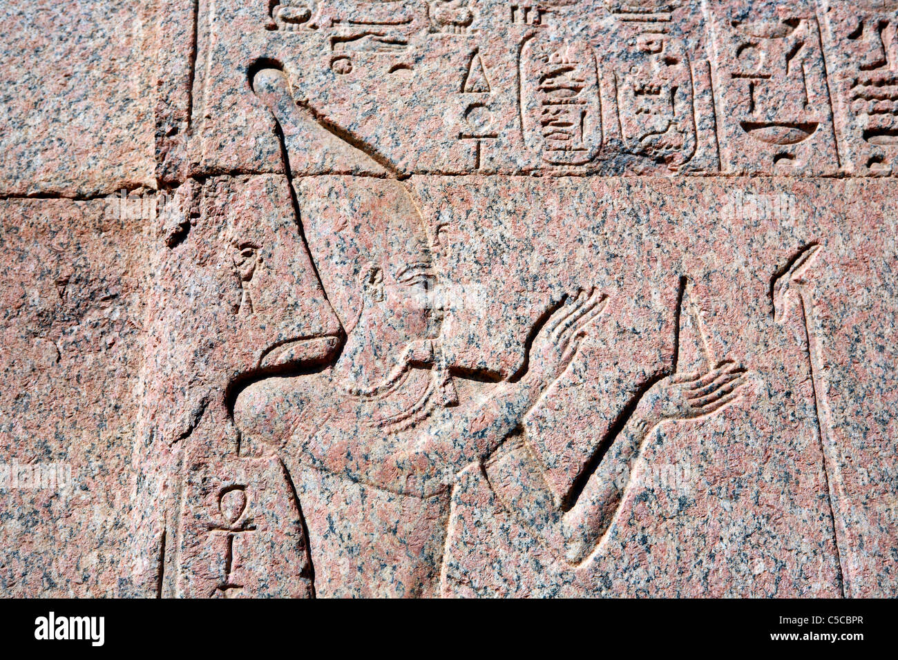 Alexander der große als Pharao (4. Jh. v. Chr.), Chnum-Tempel, Assuan ...