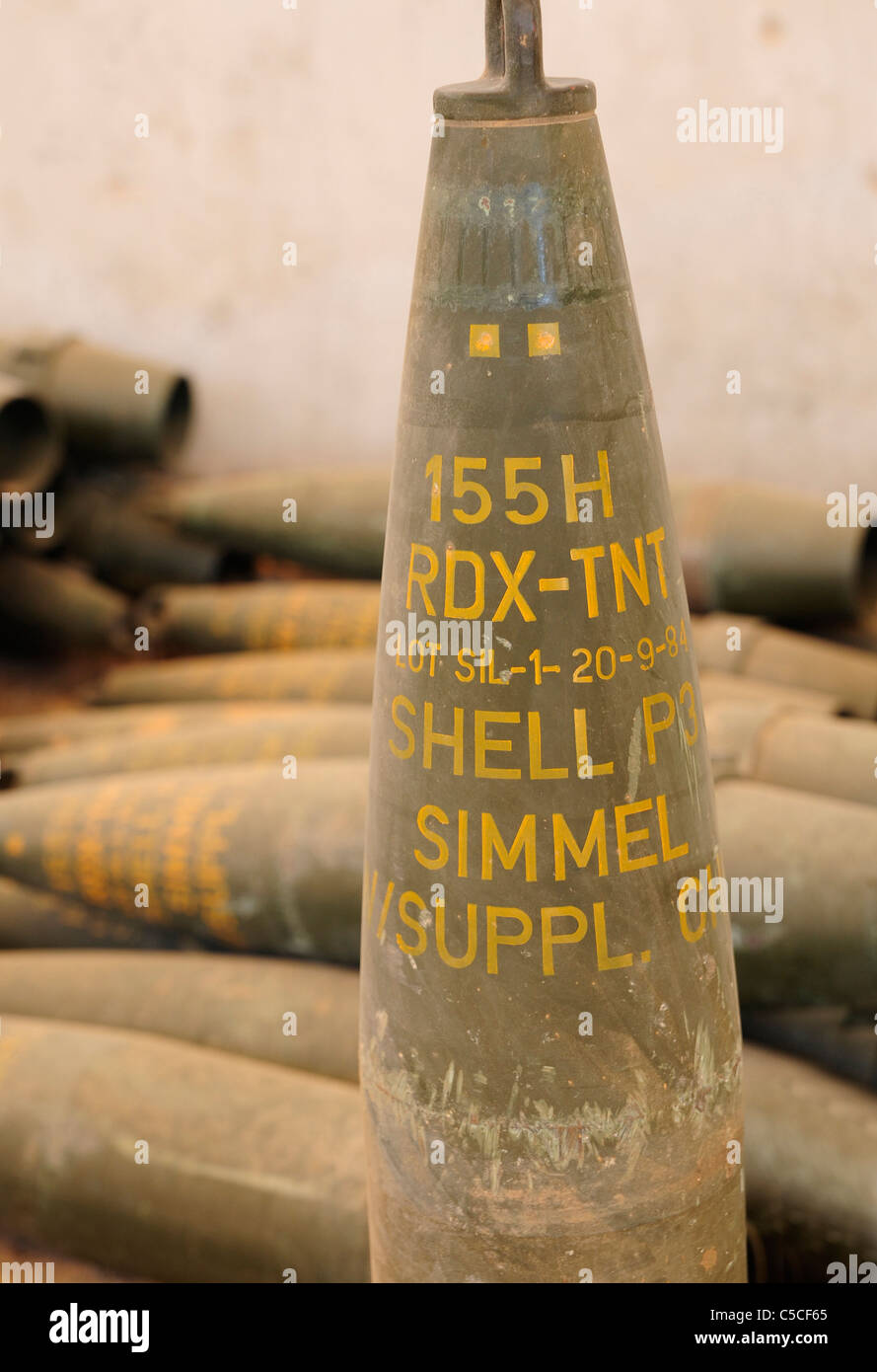 155mm Artillerie Runde Stockfotos und -bilder Kaufen - Alamy